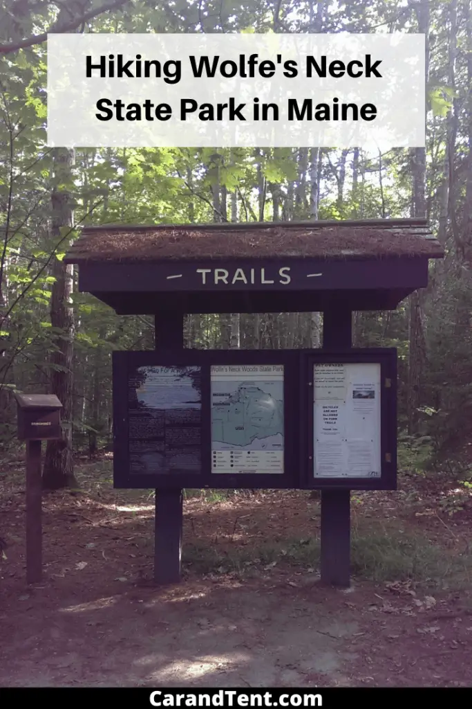 Hiking Wolfe's Neck Woods State Park in Maine